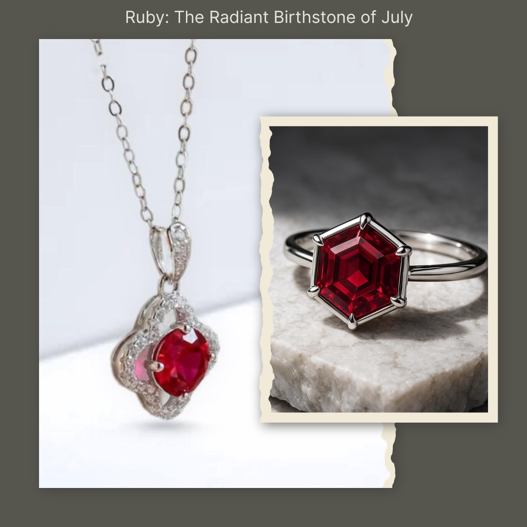 Ruby: The Fiery Birthstone of July – History, Meaning & Timeless Beaut